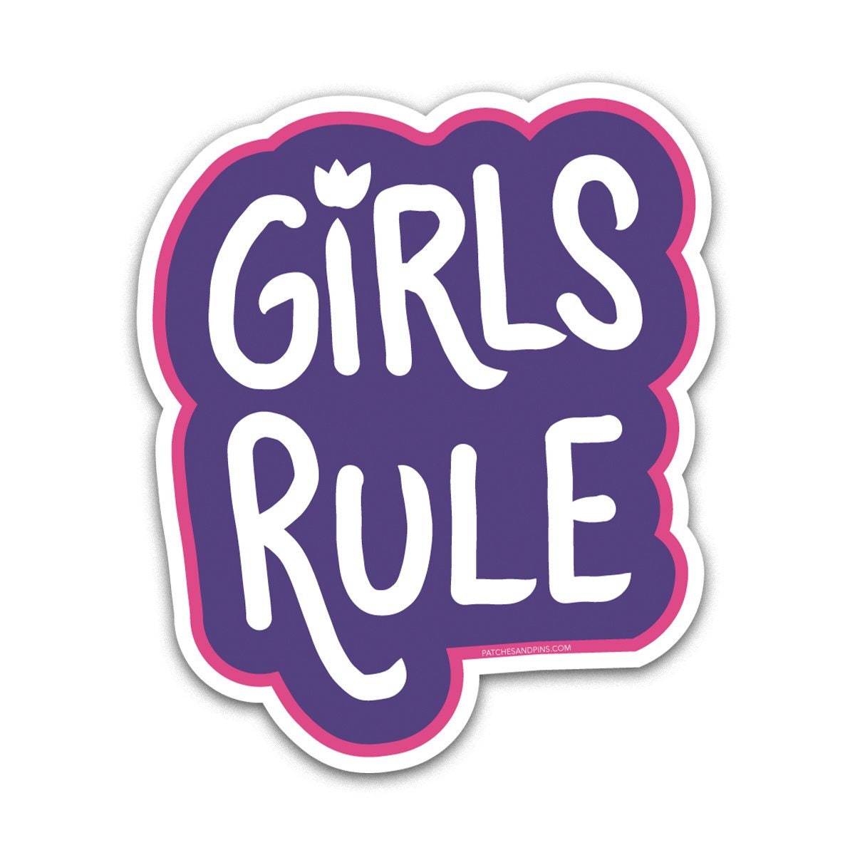Girls Rule Sticker Waterproof Sticker Decorative Sticker | Etsy