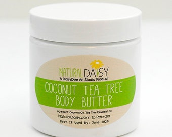 4 Oz Tea Tree Body Butter - Etsy