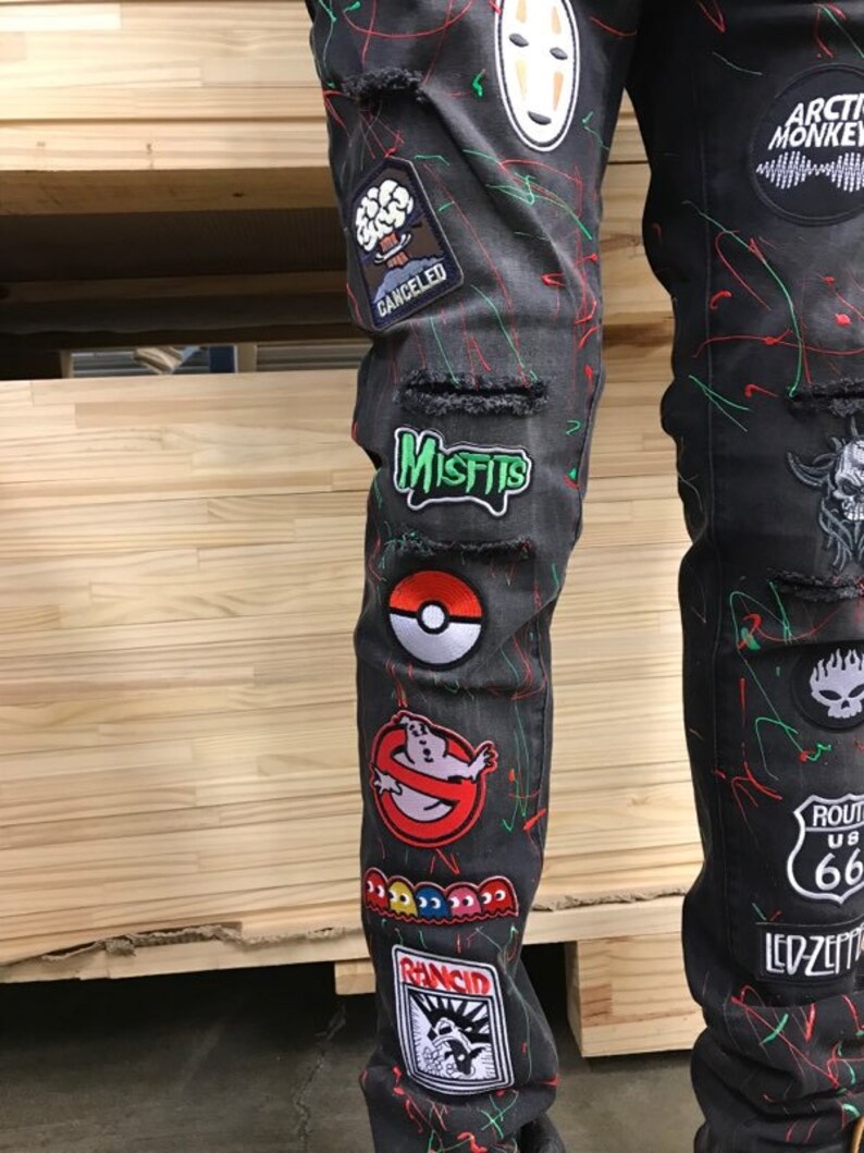 Men's Custom Jeans - Street Style - Etsy