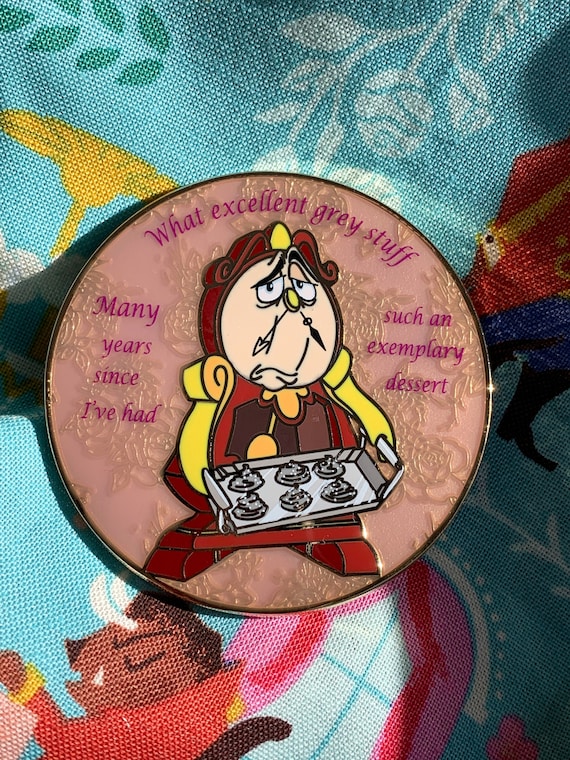 Cogsworth Mr. Collins Pin Beauty and the Beast Pin | Etsy