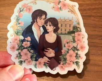 Pride and Prejudice Sticker Mr. Darcy - Etsy