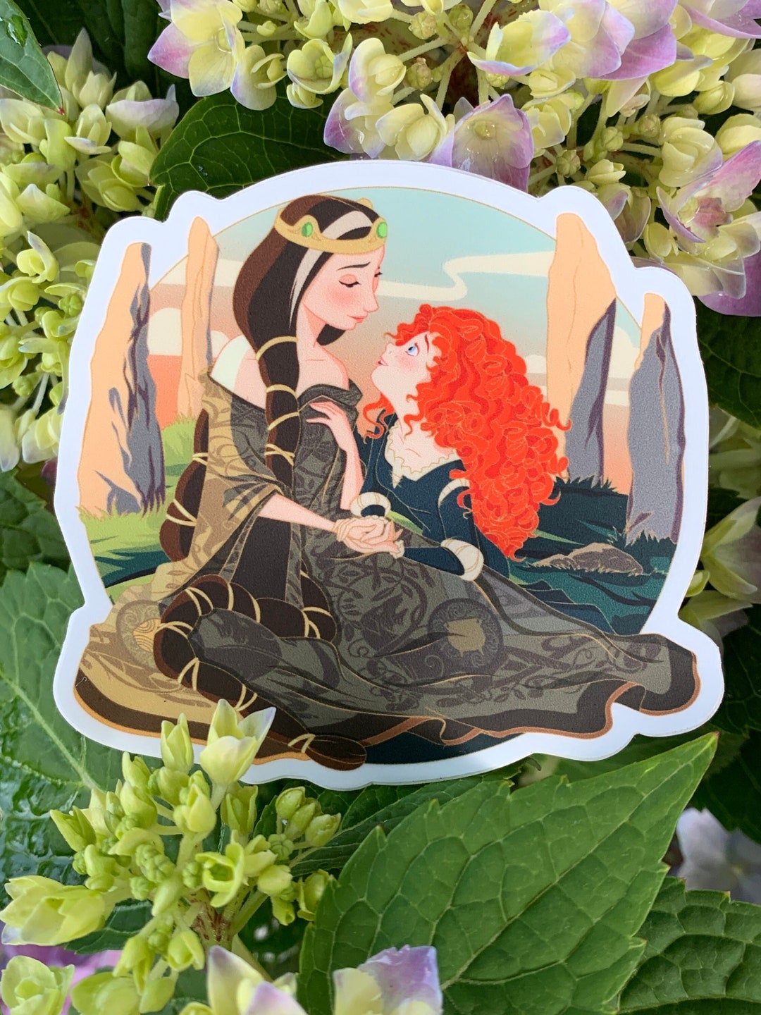 Elinor and Merida Sticker - Brave - Etsy