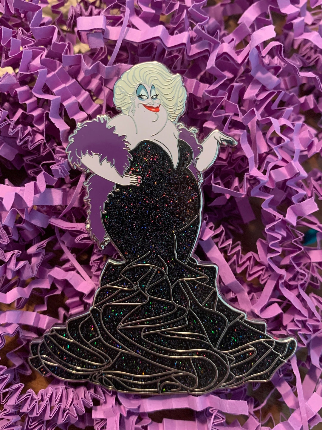 Glitter Ursula + Drag Pin for Charity - Disney Fantasy Pin - the Little ...
