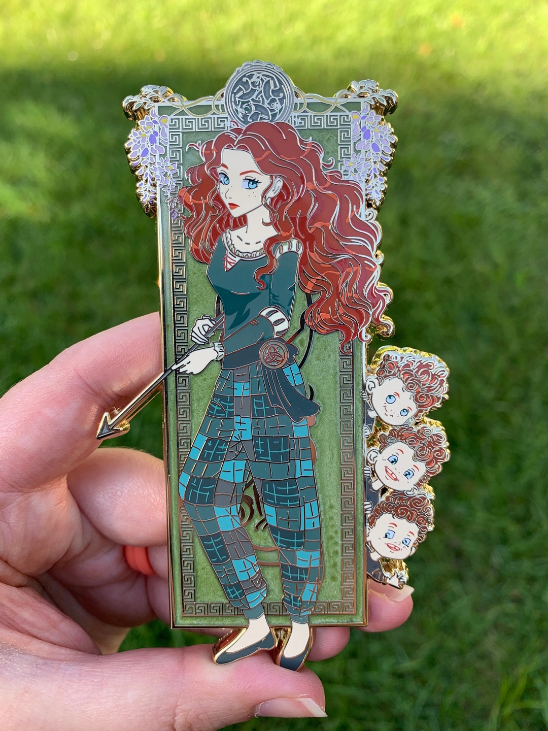 Merida Pin - Concept Art Inspired- Brave Pin - Disney Fantasy Pin - Etsy