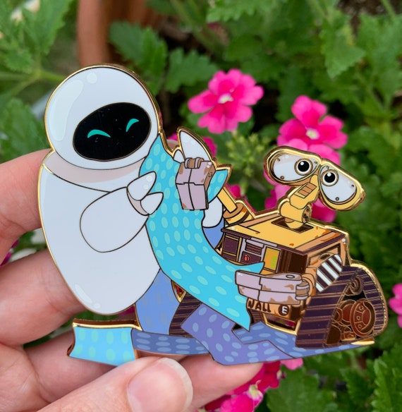 Walle Eve Pin Pixar Pins Disney Fantasy Pin - Etsy
