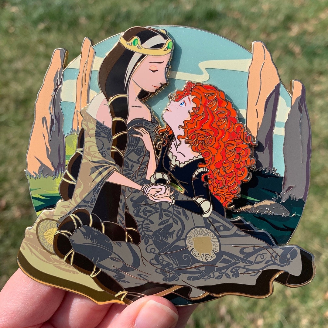 Elinor and Merida Pin - Brave Fantasy Lapel Pin - Etsy