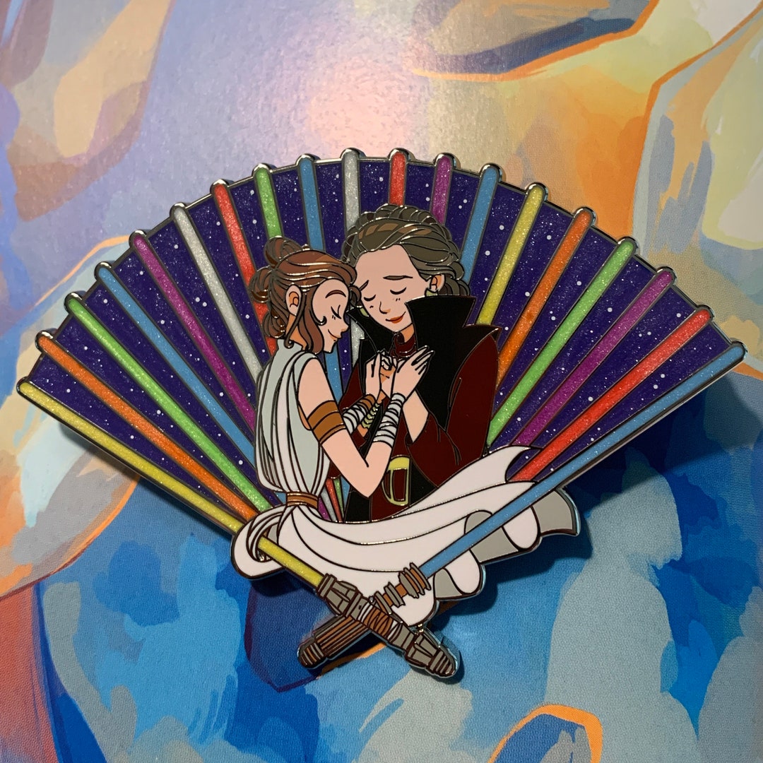 Princess Leia + Rey Pin - Star Wars Pin - Disney Fantasy Pin - Etsy