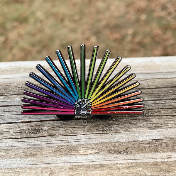 Rainbow Pins - Etsy