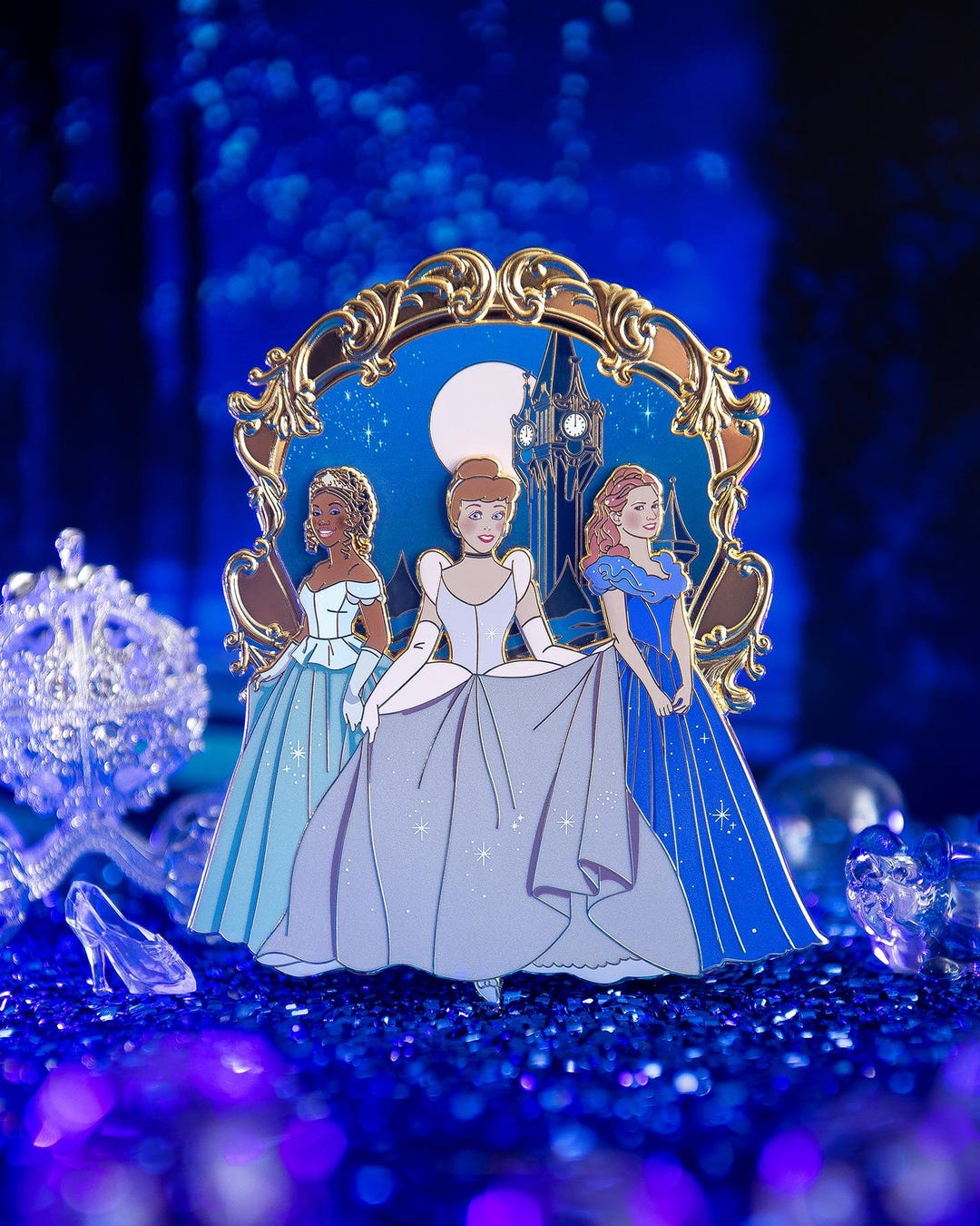 Multiverse of Cinderella Pin - GOLD Platted Variant Fantasy Lapel Pin ...