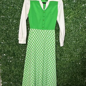 70’s Inspired Preppy Vintage Dress - Etsy