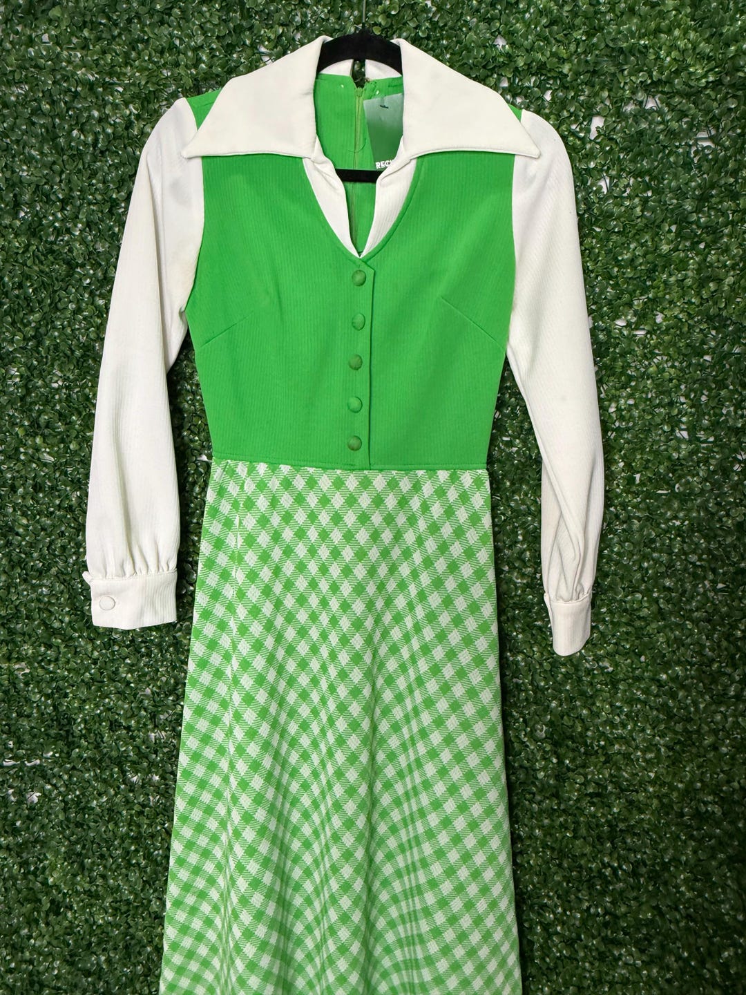 70’s Inspired Preppy Vintage Dress - Etsy