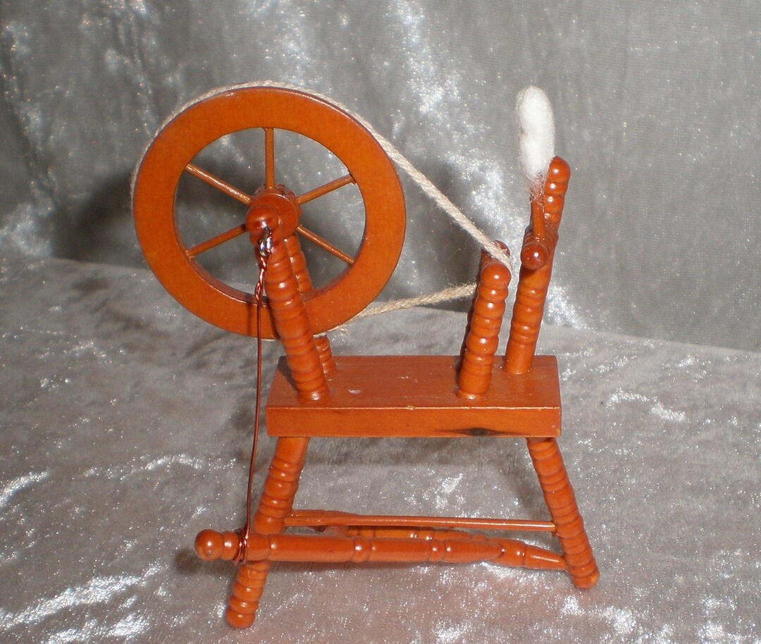 Spinning Wheel in 1 to 12 Scale Accessories for the - Etsy