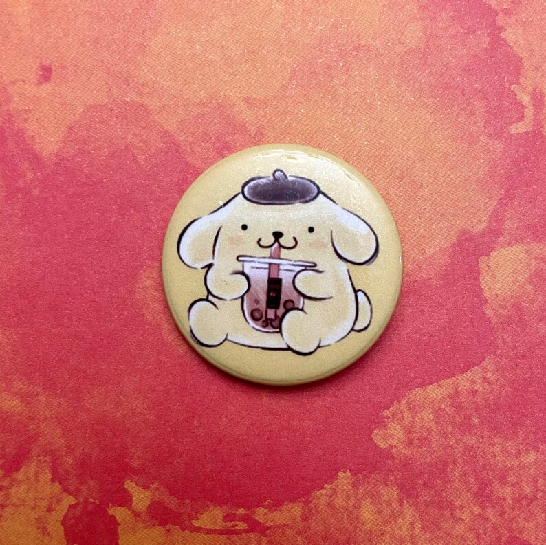 Pompompurin Button Pins - Etsy