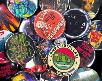Horror Movie Pins - Etsy