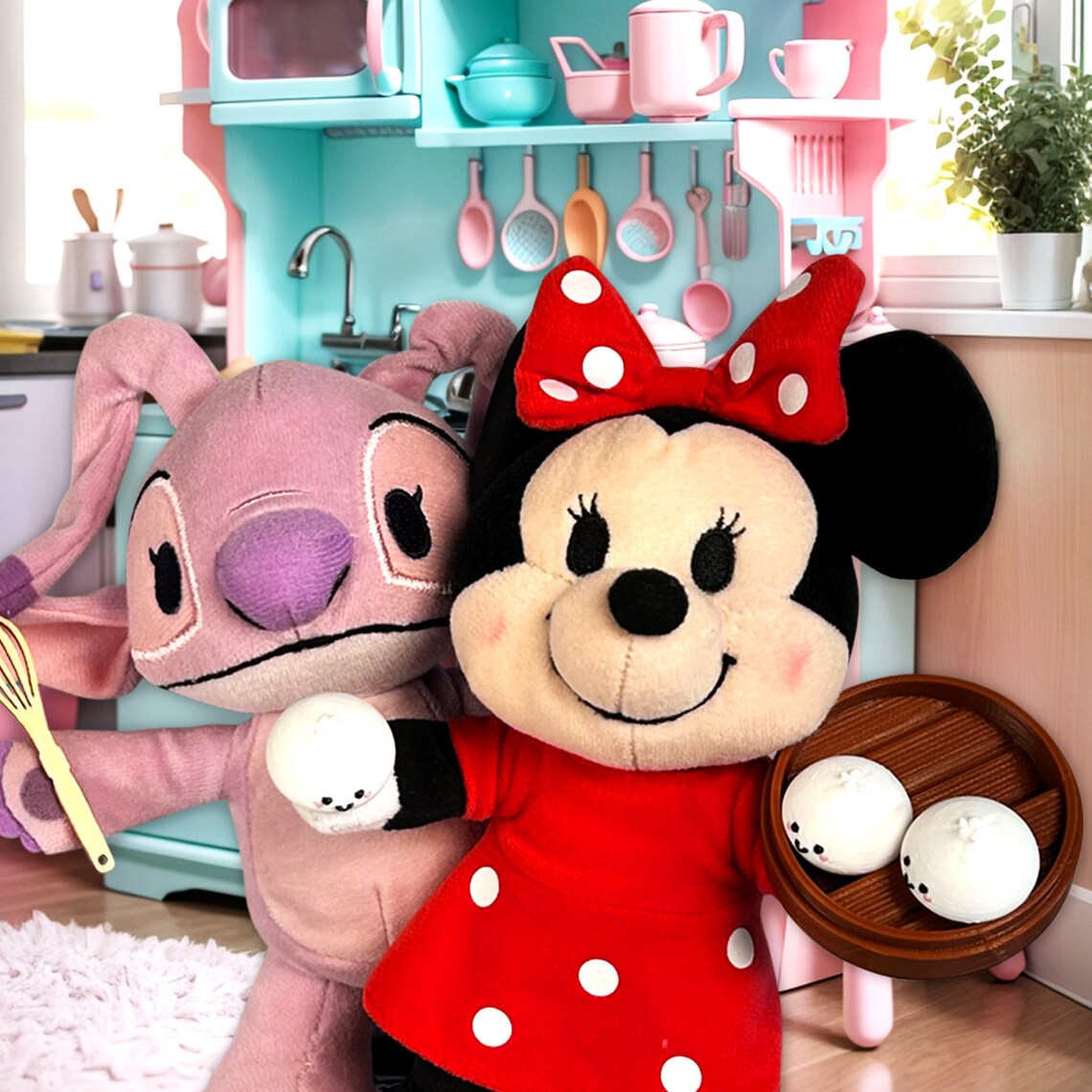 Mini Bao Dumpling Basket Trio for Disney Nuimos and Other Plush Dolls ...