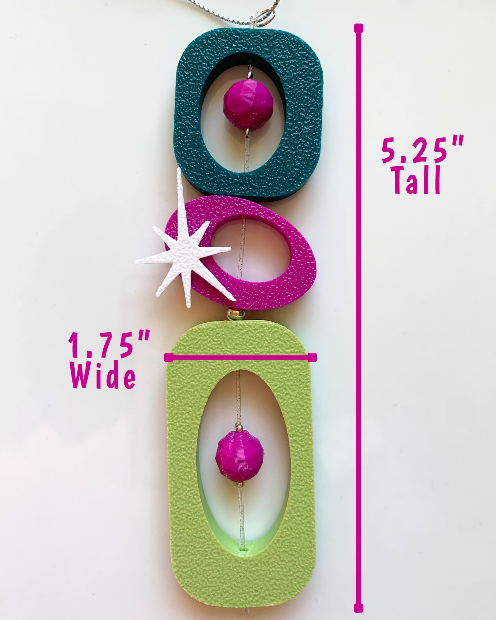 Mid Century Modern Geometric Christmas Ornament - Etsy