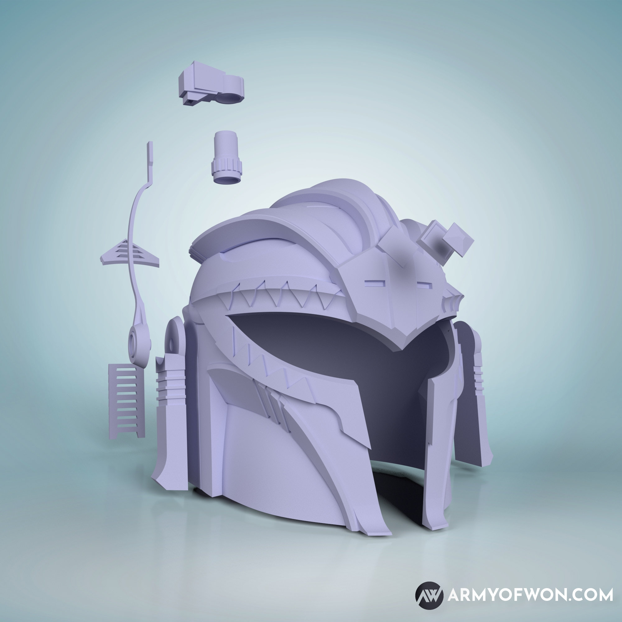 Green Power Ranger Inspired Mandalorian Helmet - Gen 2 - Etsy