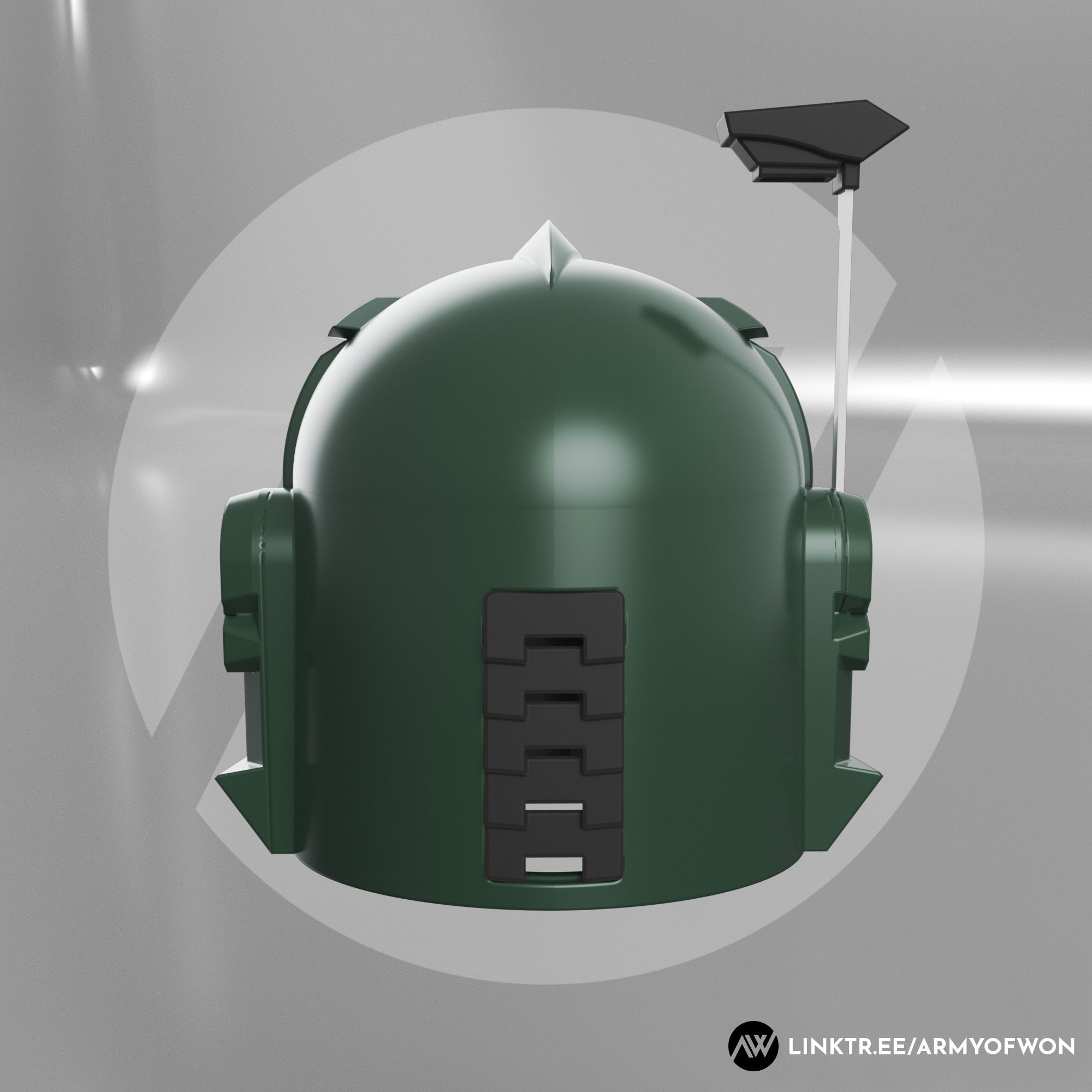 Green Power Ranger Inspired Mandalorian Helmet STL Digital File - Etsy