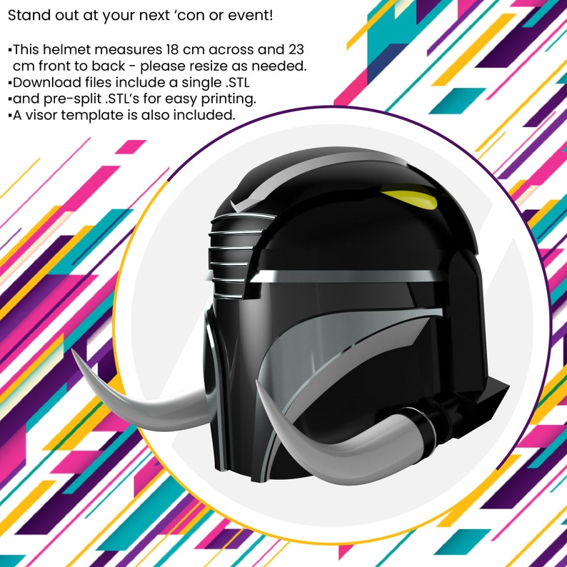 Black Power Ranger Inspired Mandalorian Helmet - STL Digital File - Etsy