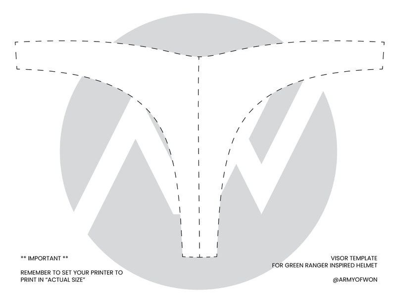 Green Power Ranger Inspired Mandalorian Helmet STL Digital - Etsy