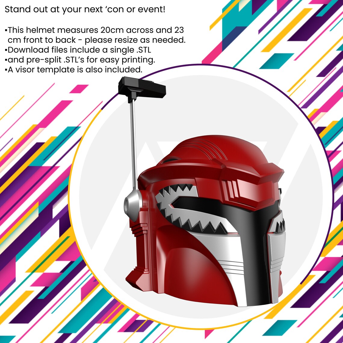 Red Power Ranger Inspired Mandalorian Helmet - Etsy