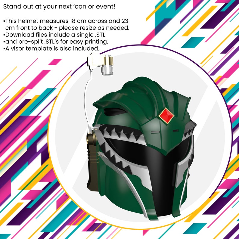 Green Power Ranger Inspired Mandalorian Helmet - Gen 2 - Etsy