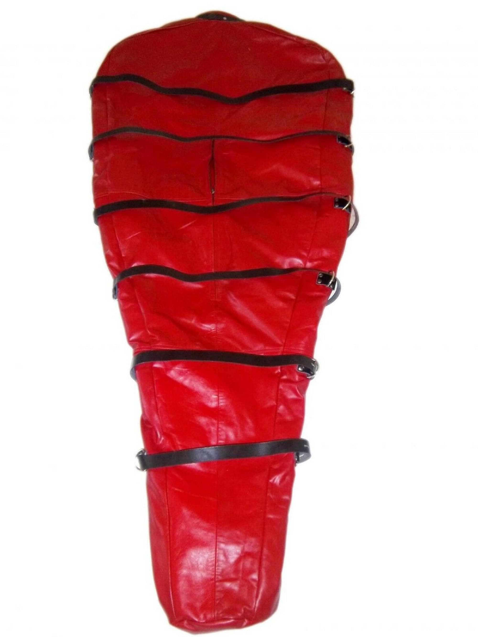 Black Genuine Real Leather Sleepsack No Bondage Leder Bodybag | Etsy