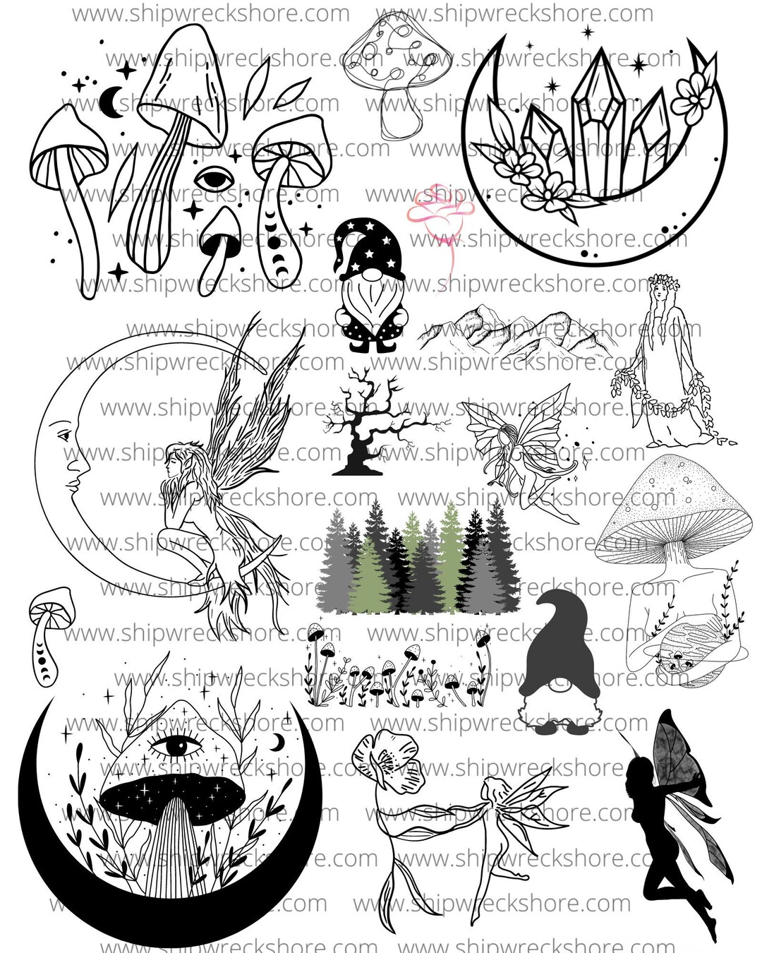 Fae Graphic Bundle - SVG | PNG | JPG - Etsy