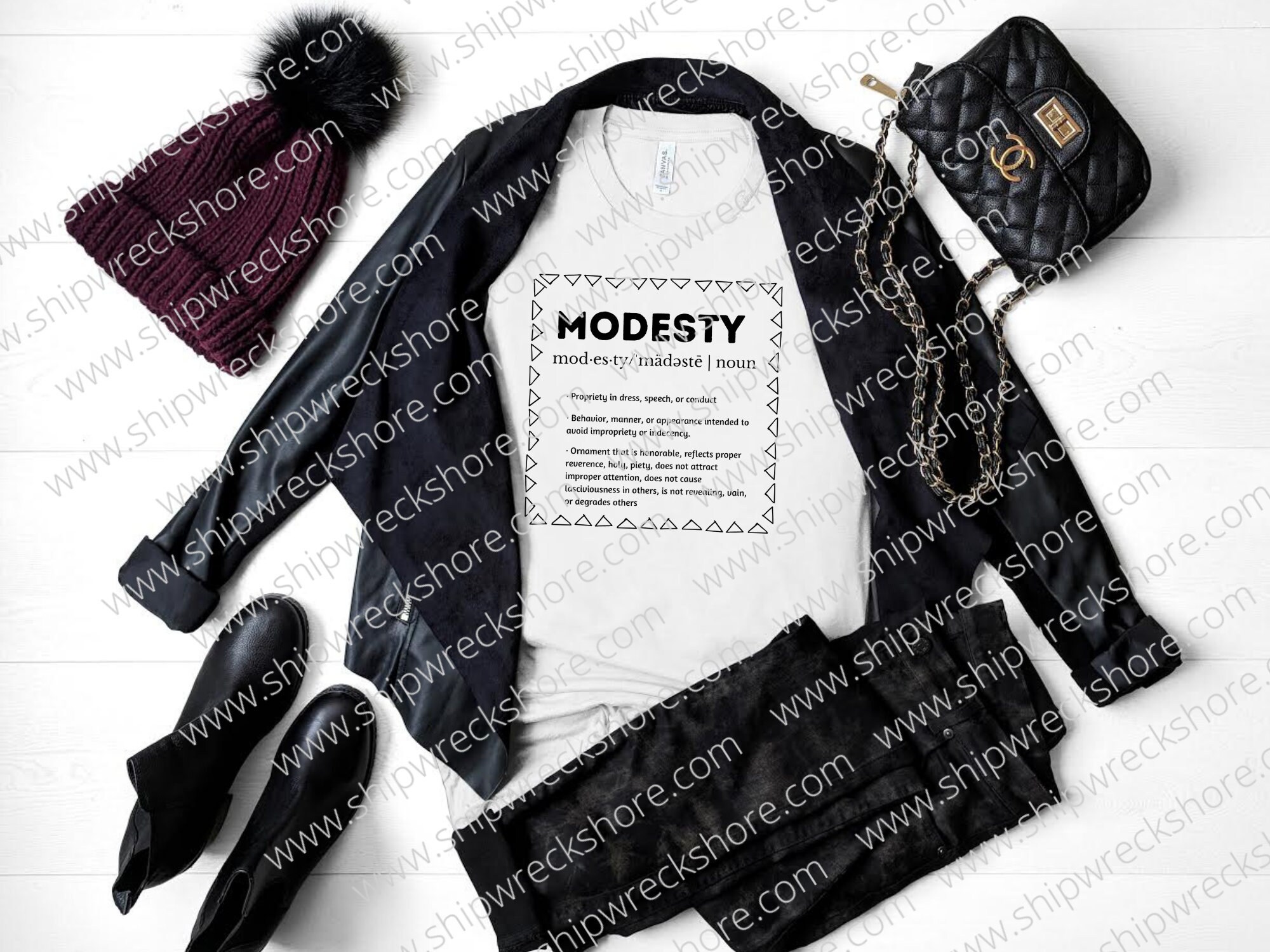 Modesty Defined SVG PNG JPG Mock-up Included - Etsy