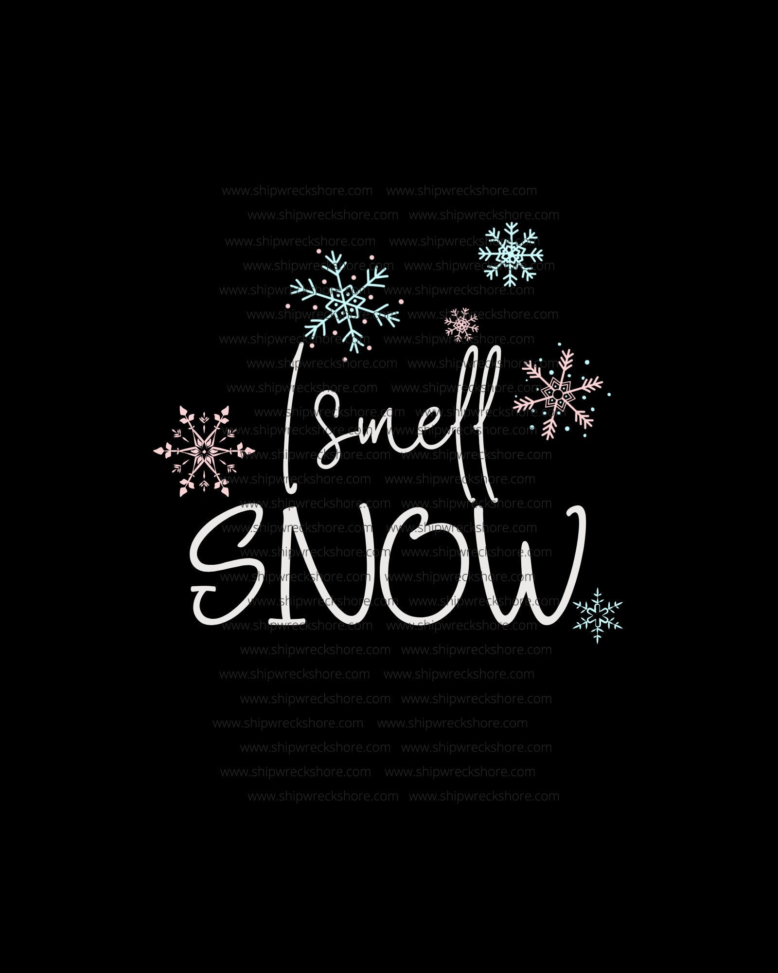 I Smell Snow - SVG | PNG | JPG - Etsy