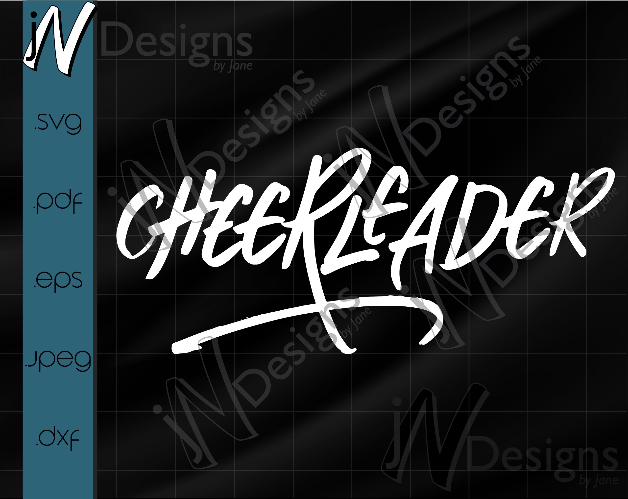 Cheerleader SVG. Cheerleader Script EPS. Competitive Cheer PDF ...