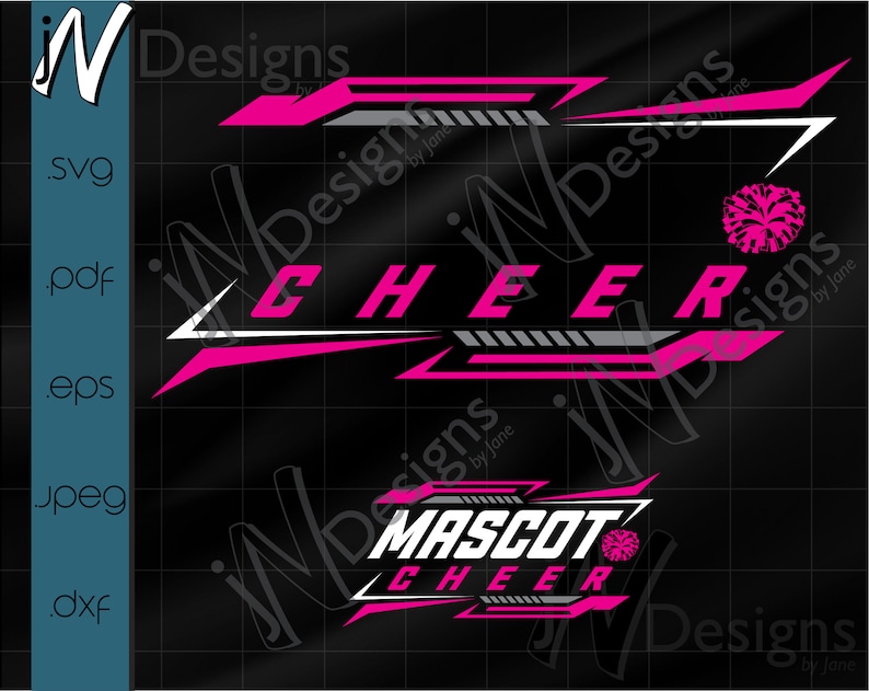 Cheer SVG. Cheerleader EPS. Team Cheer PDF. Cheer Digital File ...