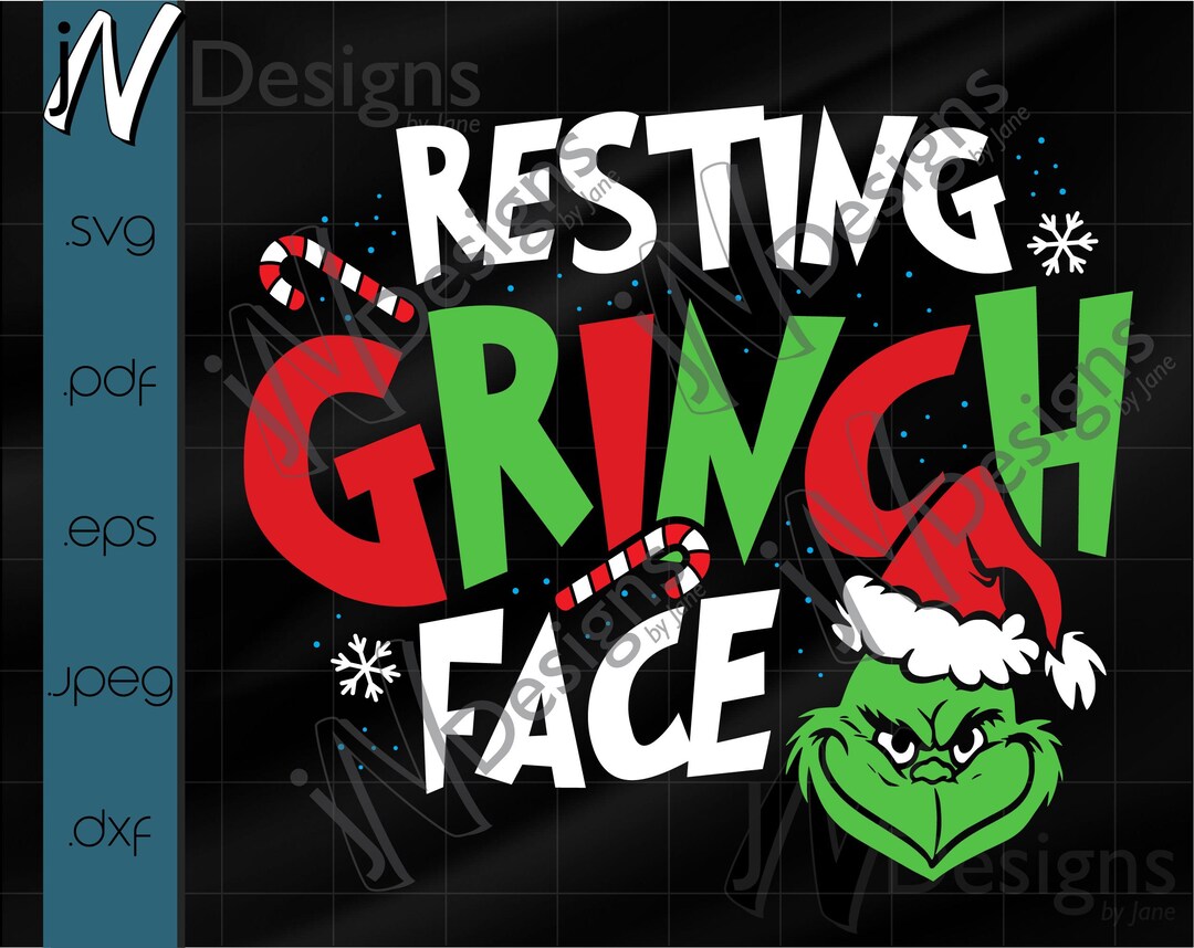 Christmas SVG. Grinch PDF. Merry Christmas EPS. Holiday Digital File ...