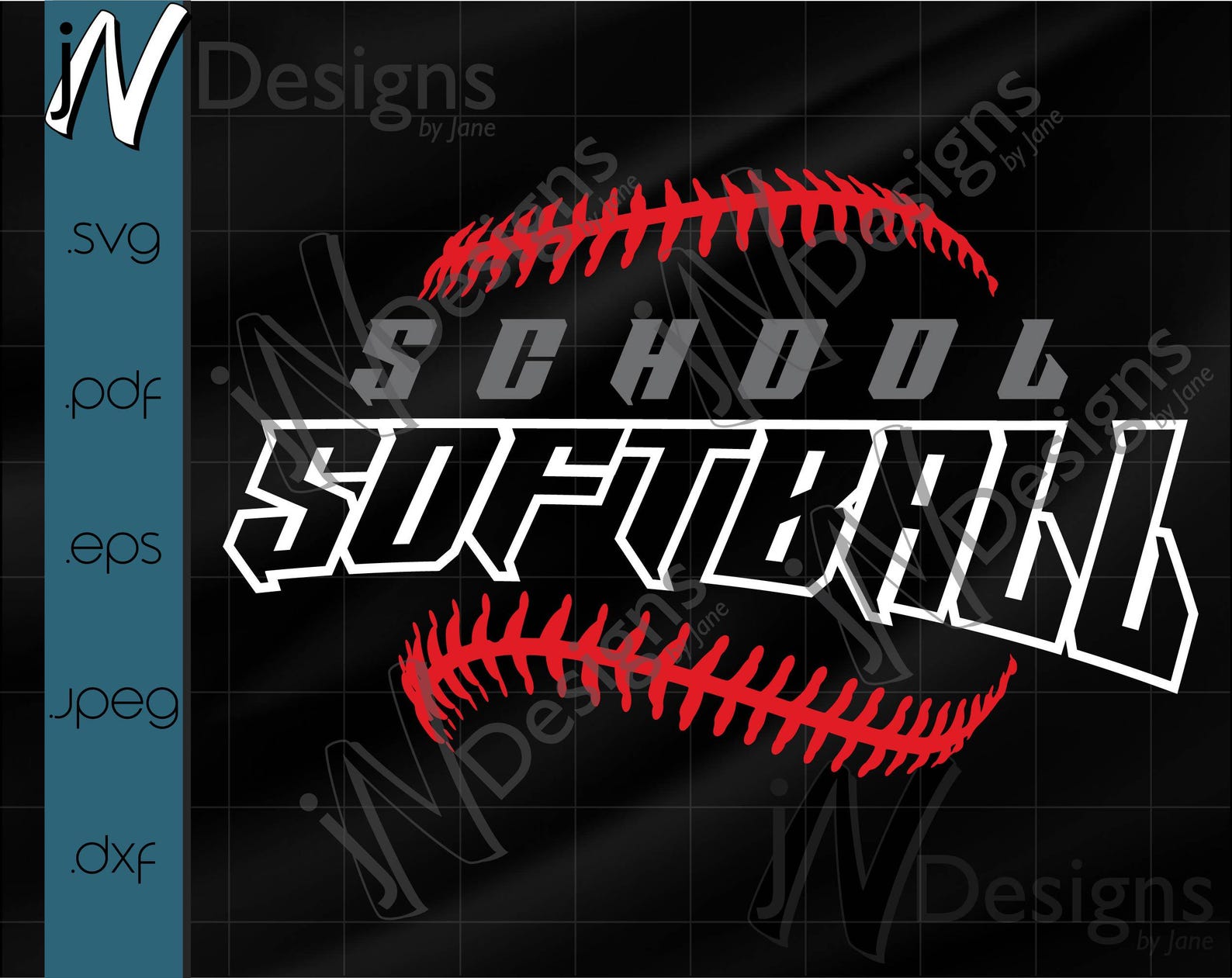 Softball SVG. Softball Team EPS. Softball Player Template. Softball ...