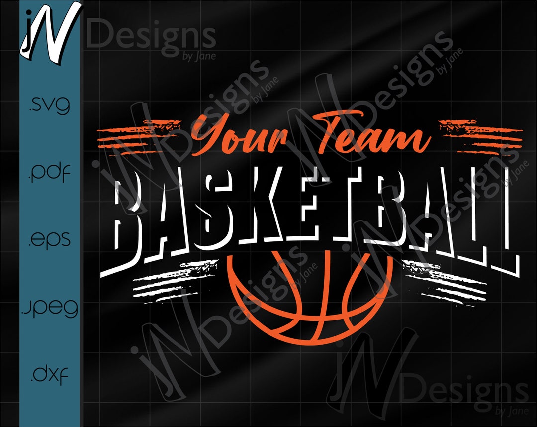 Basketball SVG. Basketball Team EPS. Basketball Player Template ...