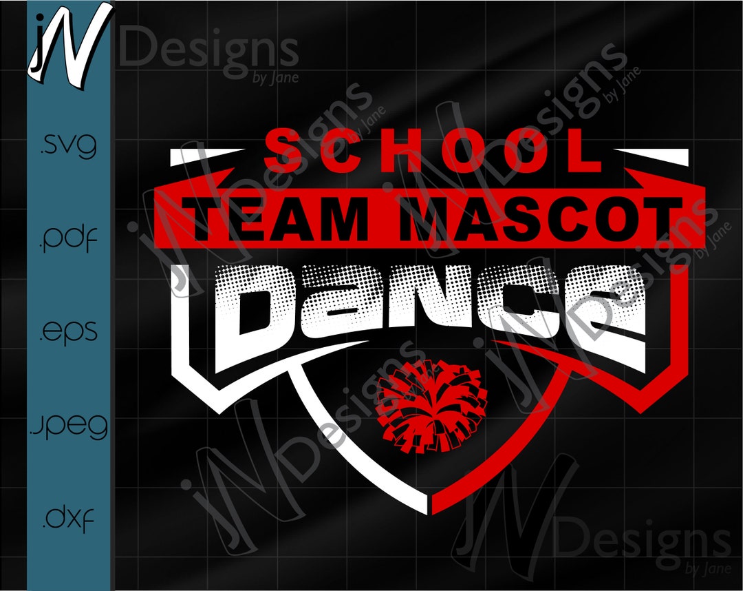 Dance SVG. Dance Team EPS. Competitive Dance Template. Dance Digital ...
