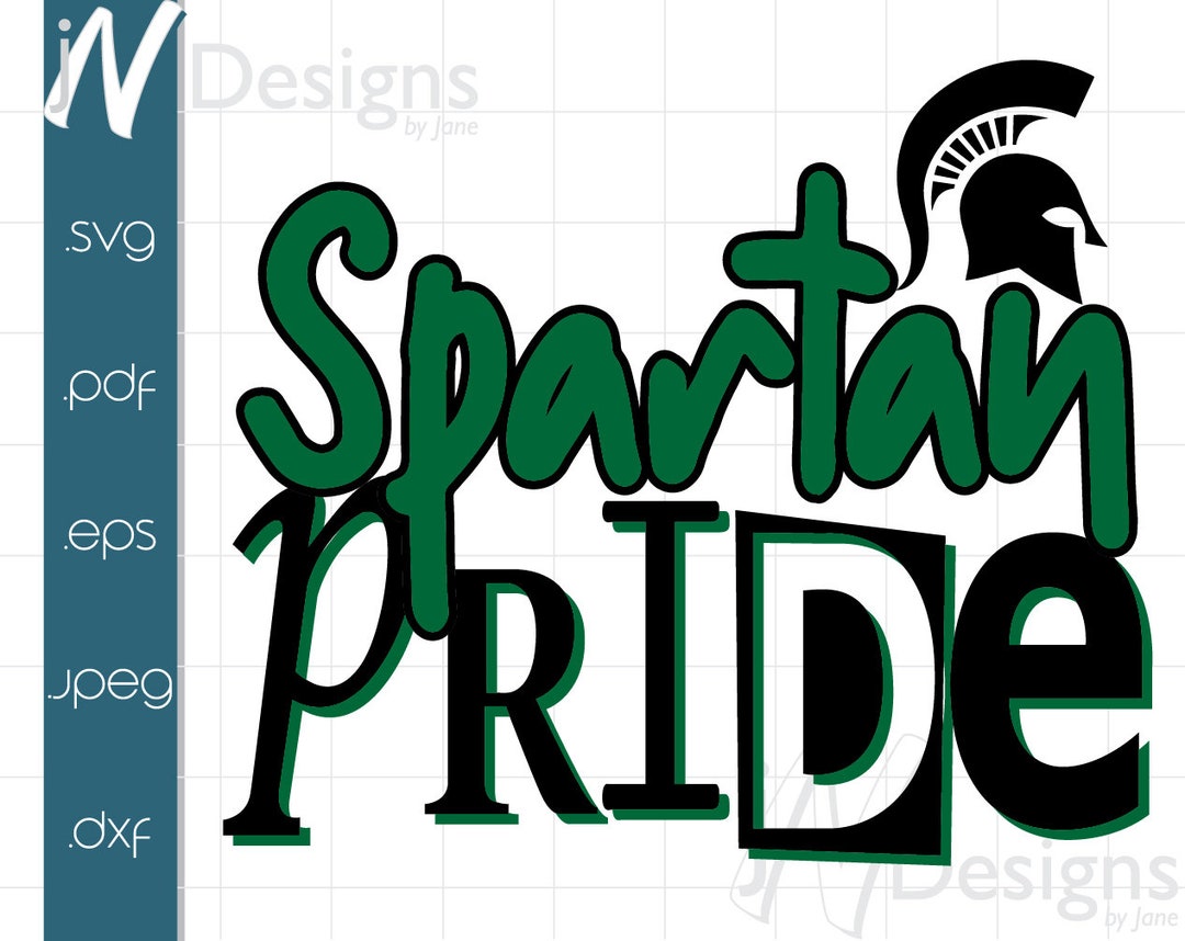 Spartan Pride Mascot Bundle SVG. Spartan Pride Vector File Bundle ...