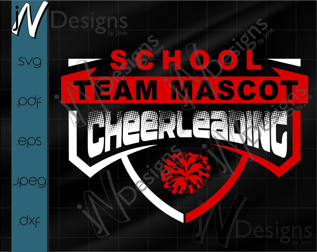 Cheerleading SVG. Competitive Cheer EPS. Cheerleader Template ...