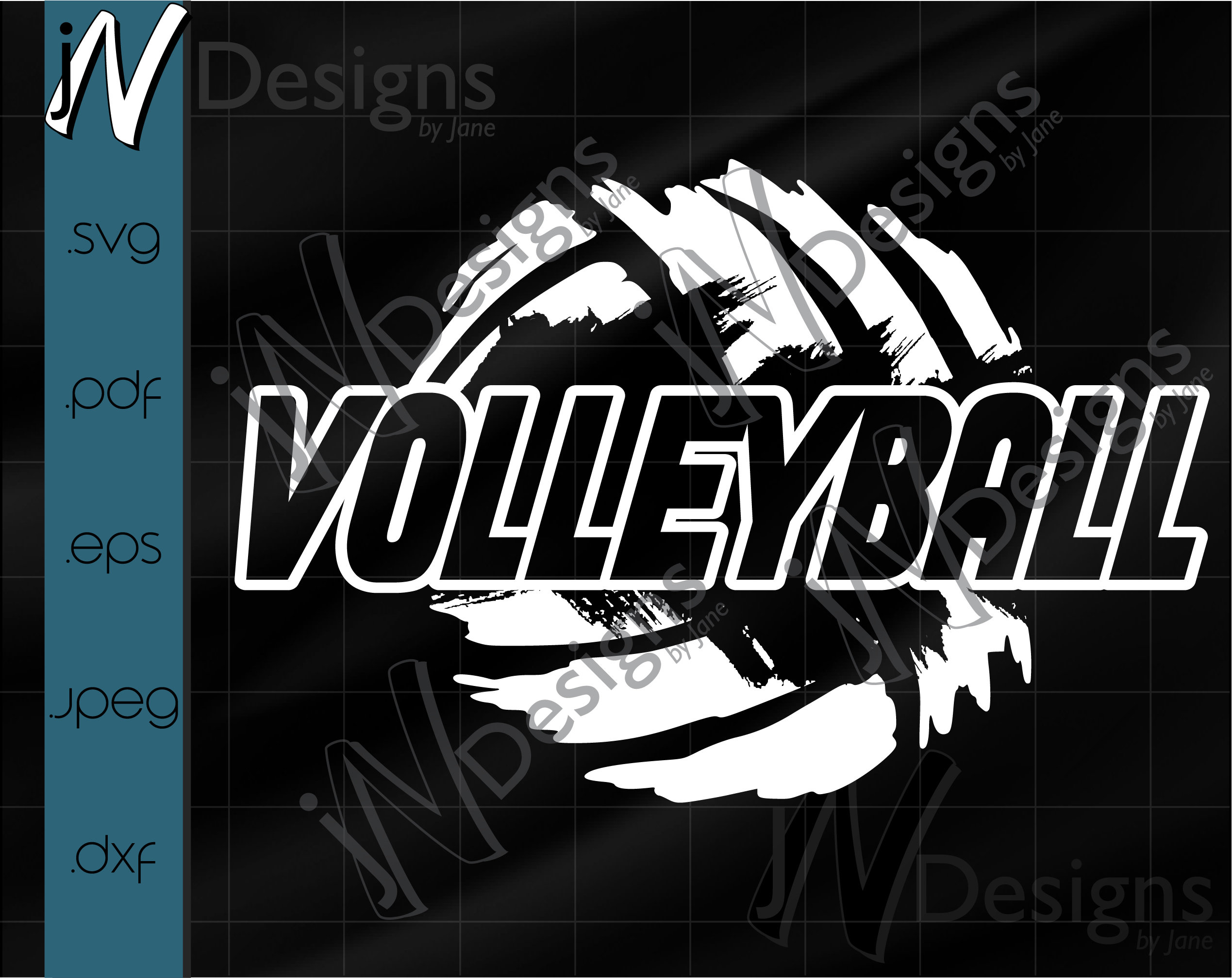 Volleyball Template SVG. Volleyball Digital File. Volleyball Team EPS ...