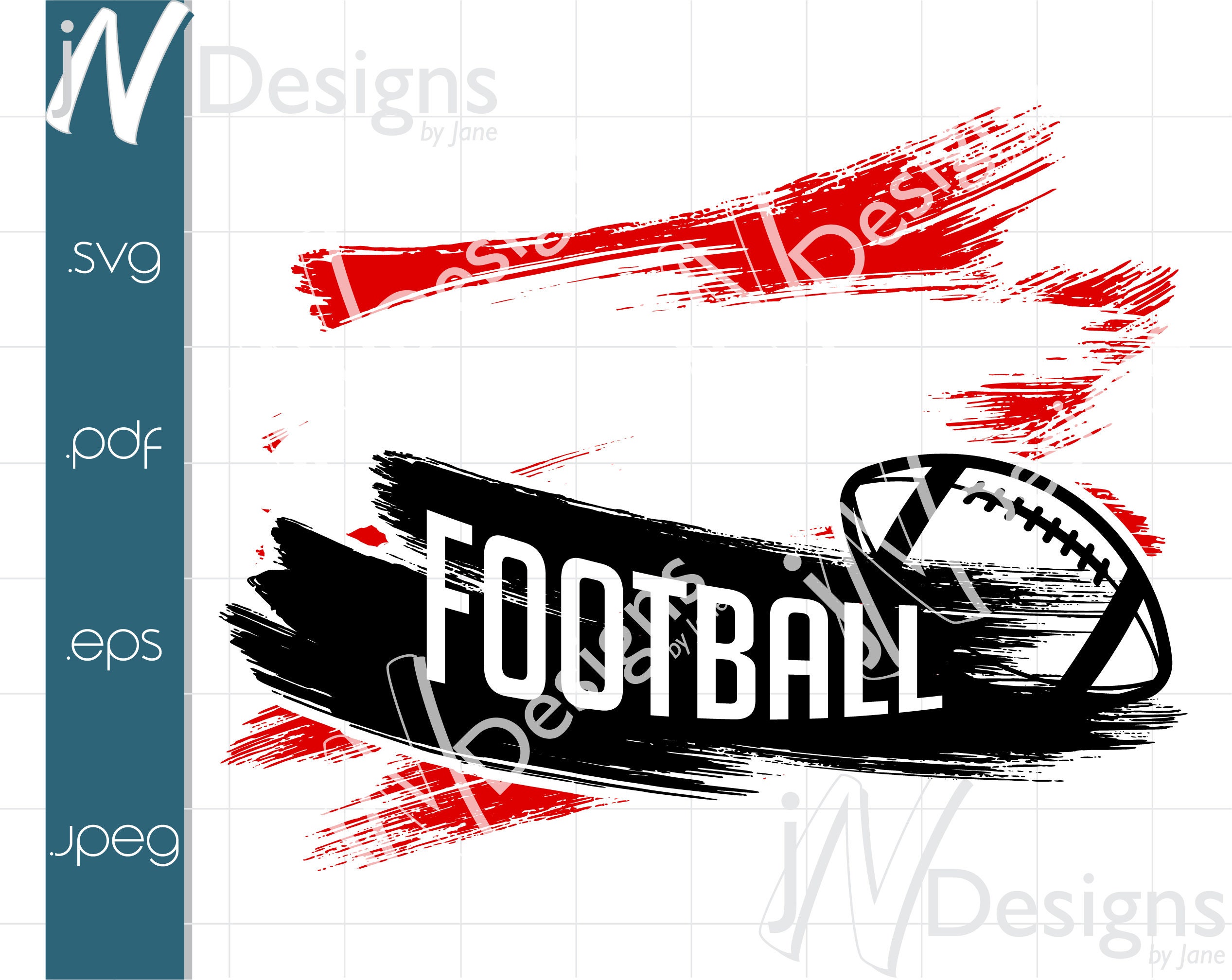 Football EPS. Football Team PDF. Football SVG. Football Template Design ...