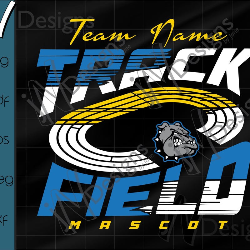 Track and Field Logo - Etsy