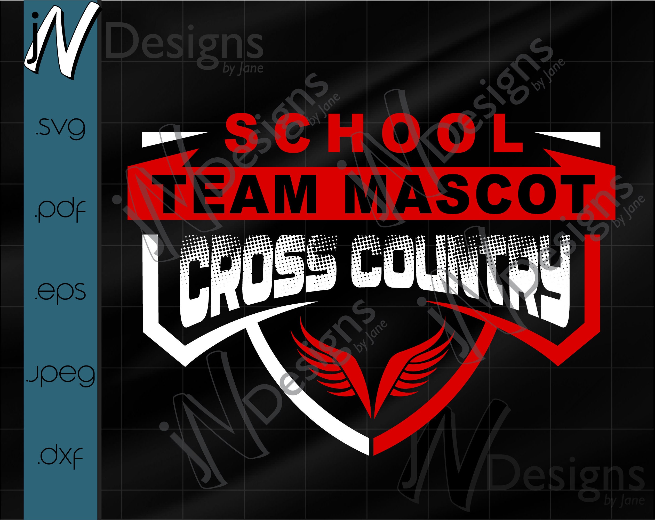 Cross Country SVG. XC Team EPS. Running Team Template. Cross Country ...