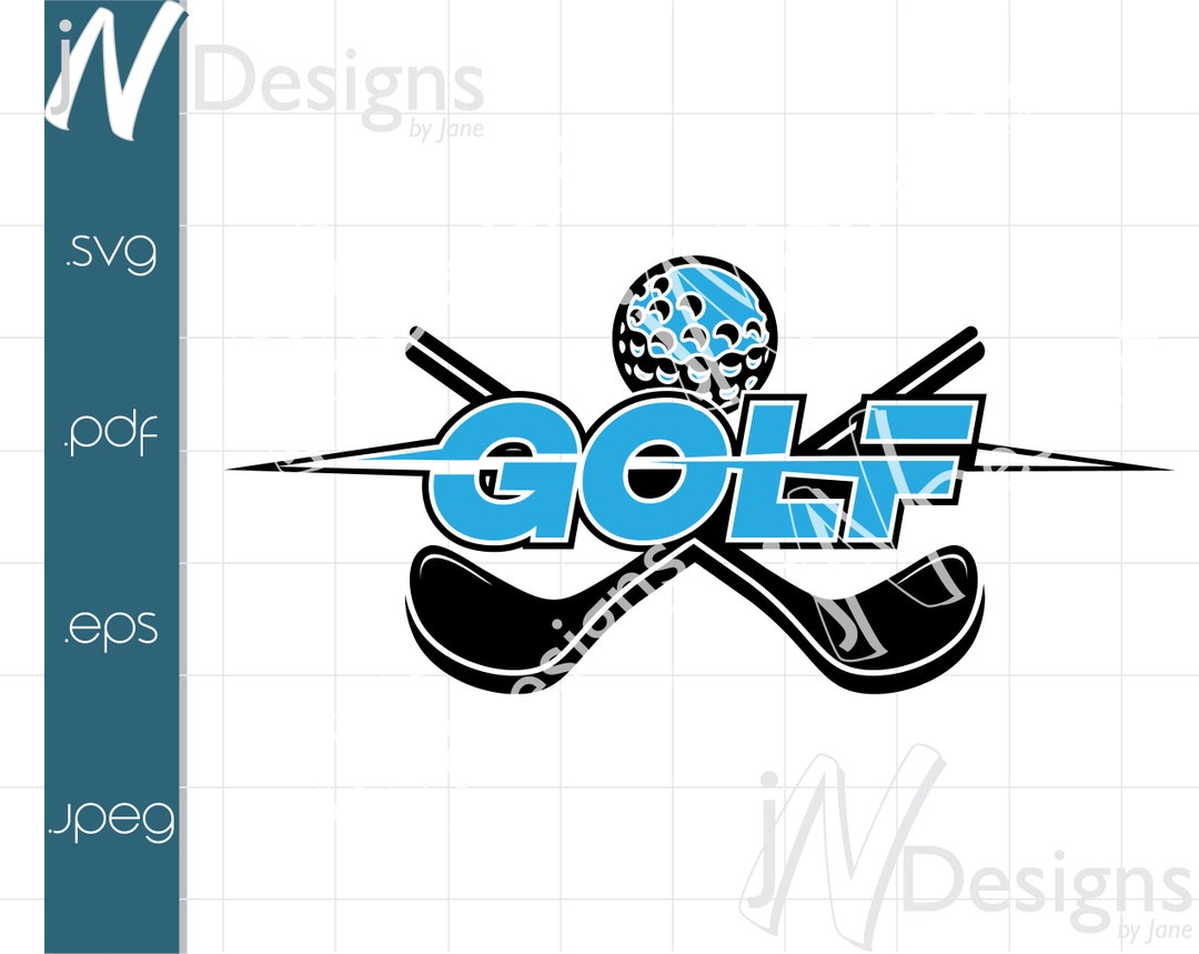 Golf Team Template SVG. Golf Design EPS. Digital File. Customize. Cut ...