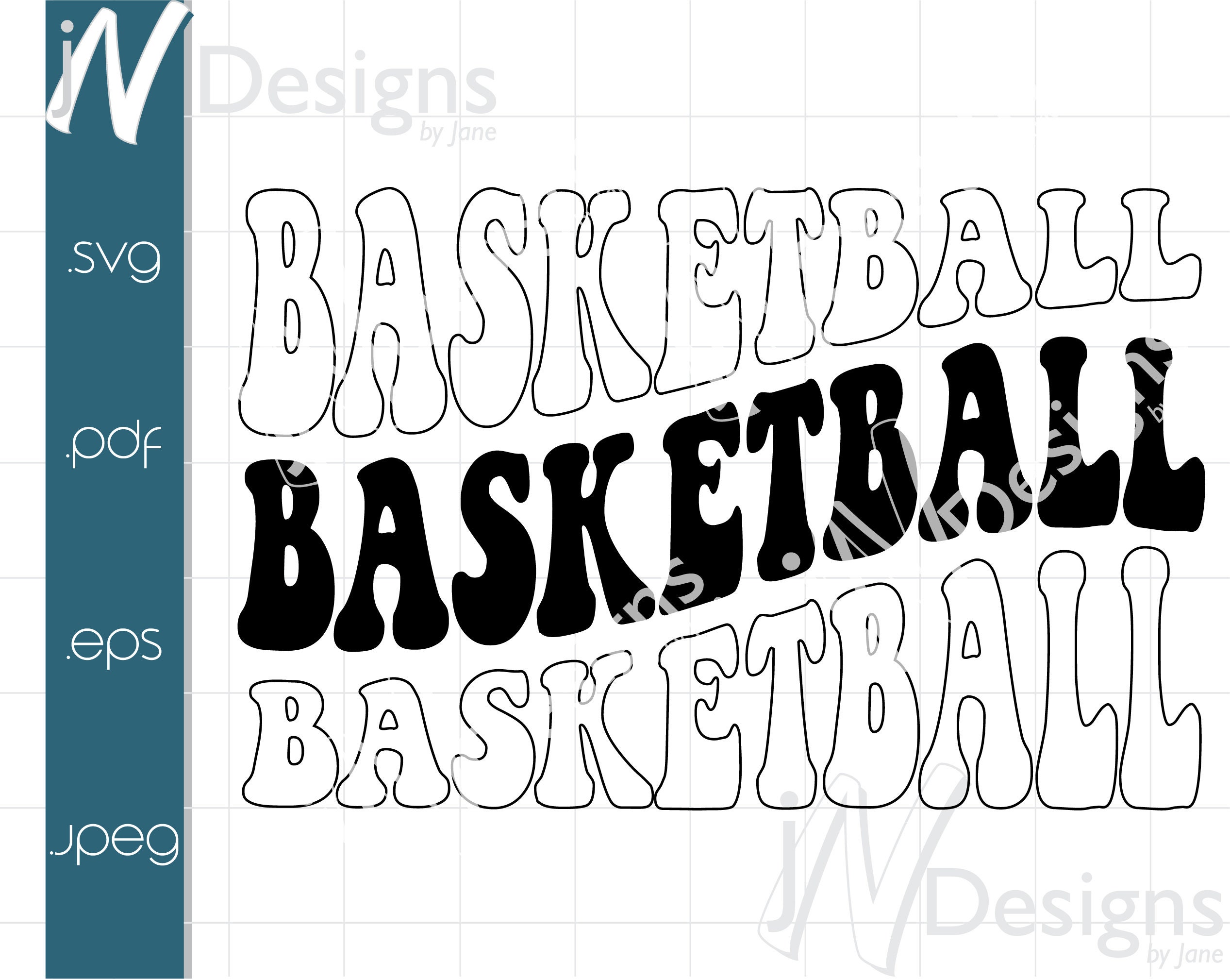 Basketball SVG. Basketball EPS. Team Basketball PDF. Basketball Fan ...