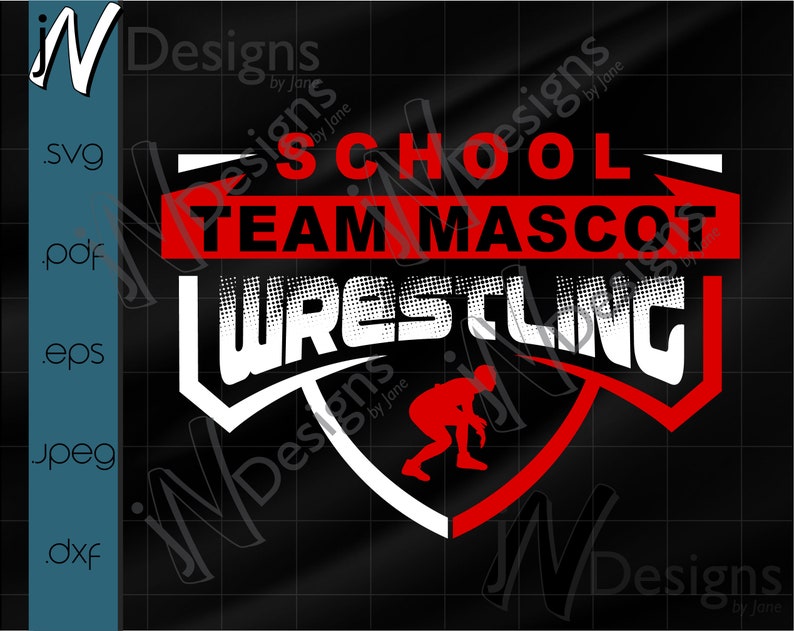 Wrestling SVG. Wrestling Team EPS. Wrestler Template. Wrestling Digital ...