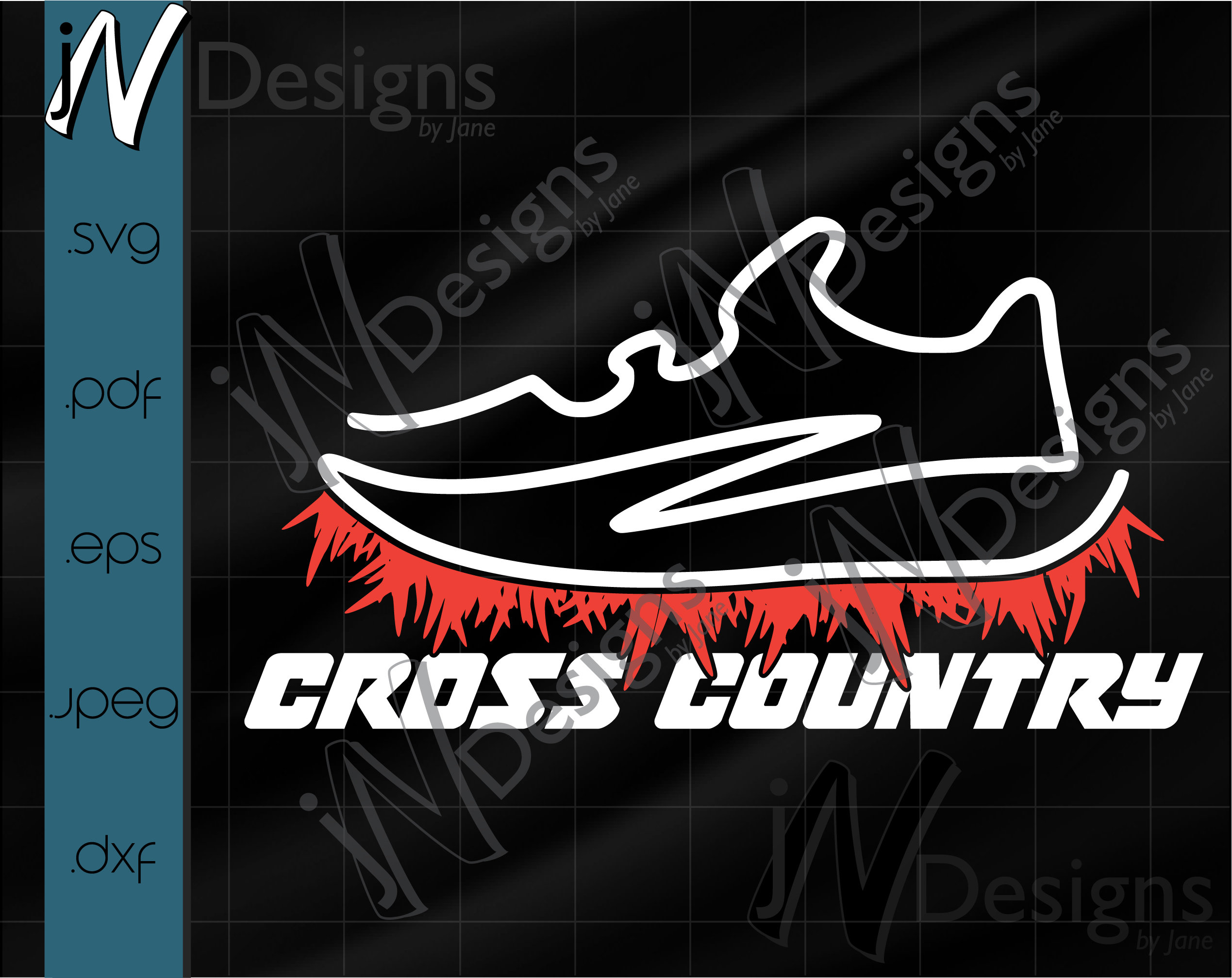 Cross Country SVG. Cross Country Template PDF. XC Digital File. Running ...