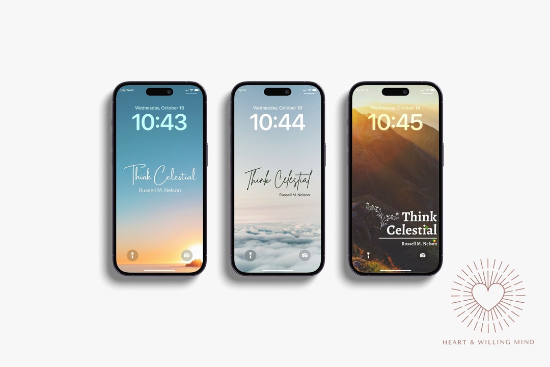 Think Celestial Phone Wallpaper, Lds Phone Wallpaper, Christian Phone ...