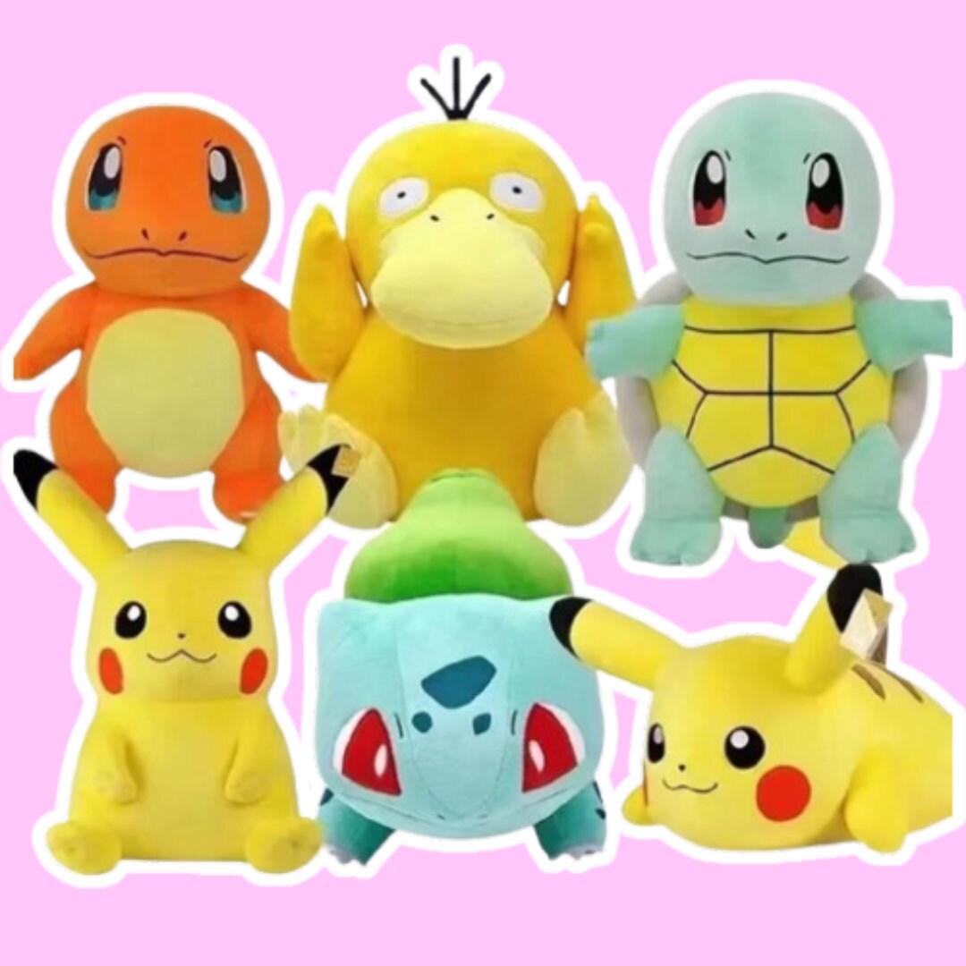 Stuffed Plush Toys Kawaii Pi.kachu Anime Doll Kids Birthday Christmas ...