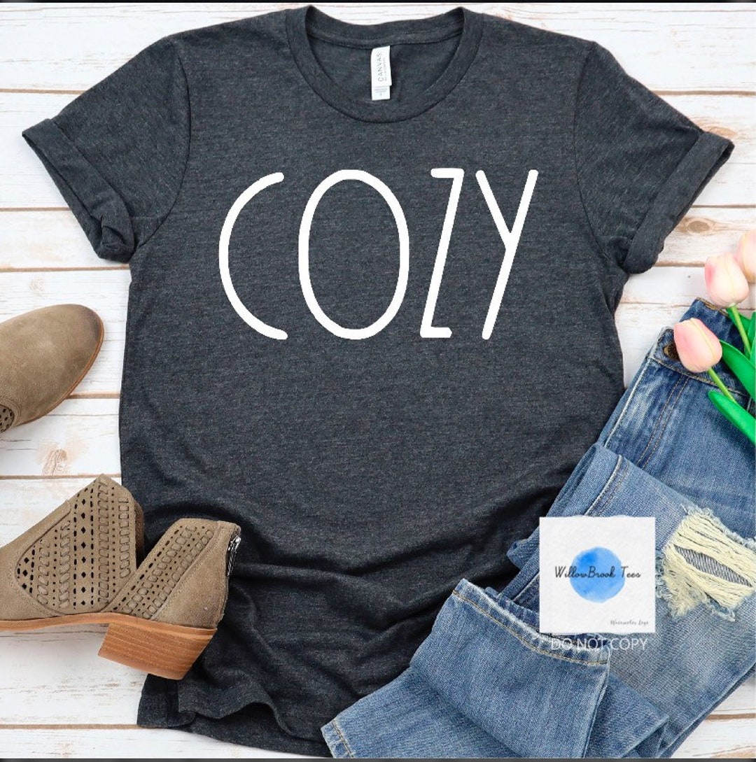 Cozy tee cozy tshirt cozy Rae Dunn inspired gift tee - Etsy.de