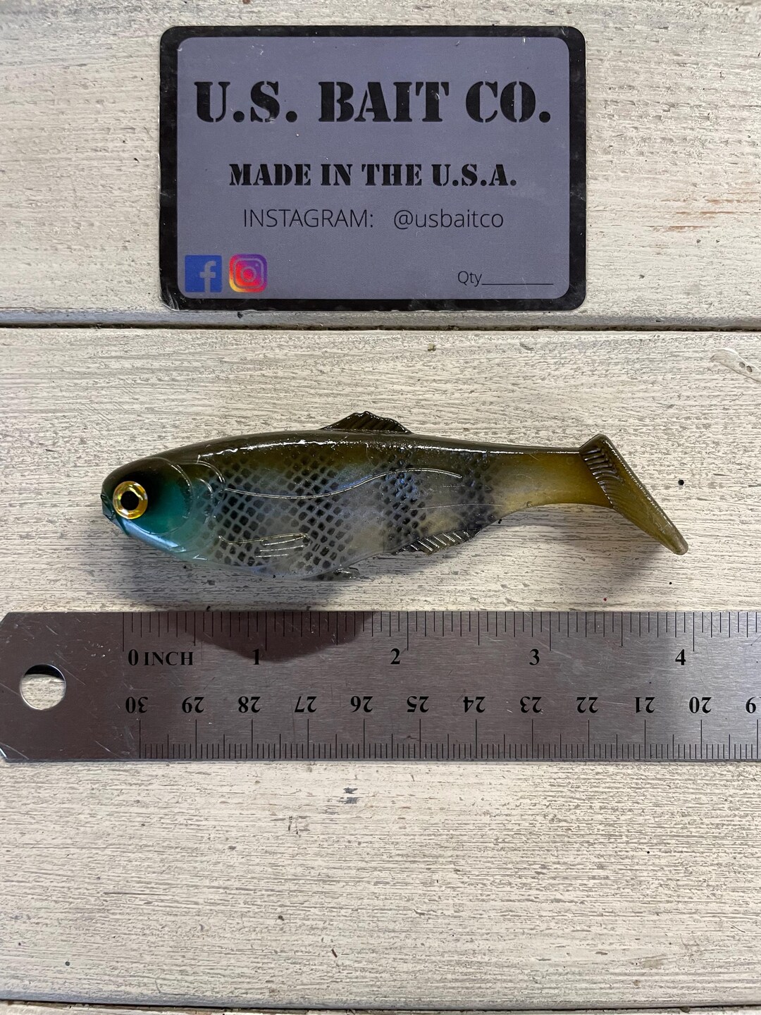 4” Weedless Swimbait Fishing Lures Color Ghost Gill Lot of 2 Baits - Etsy